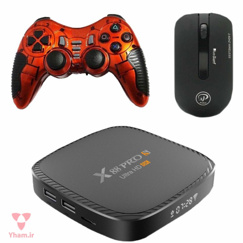خرید 100 مدل گیم باکس حرفه ای برای اجرای انواع بازی ها همراه ماوس و دسته مخصوص - یام