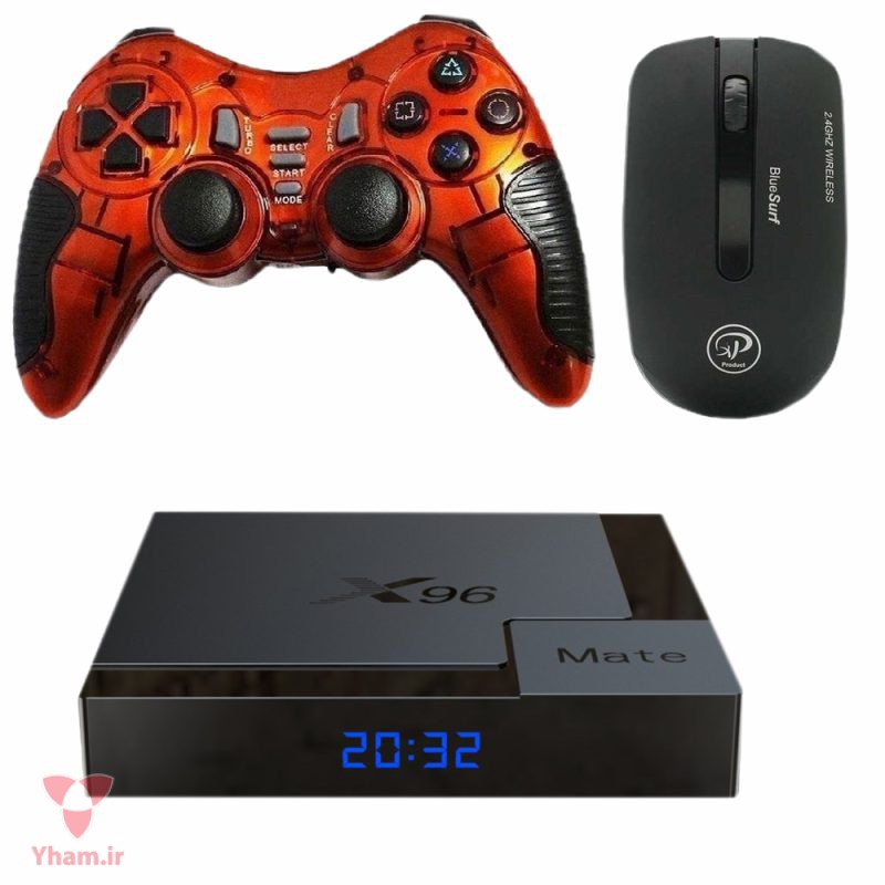 خرید 100 مدل گیم باکس حرفه ای برای اجرای انواع بازی ها همراه ماوس و دسته مخصوص - یام